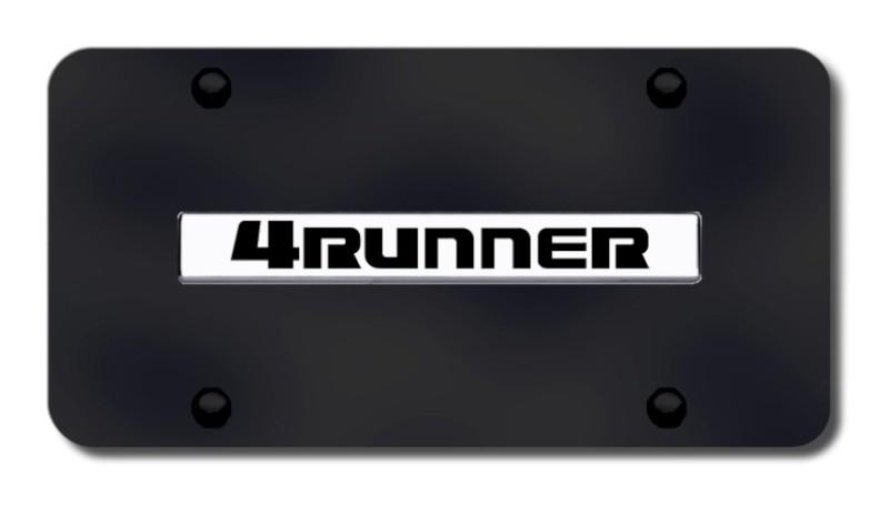 Buy Toyota 4Runner Name Chrome on Black License Plate Made in USA ...