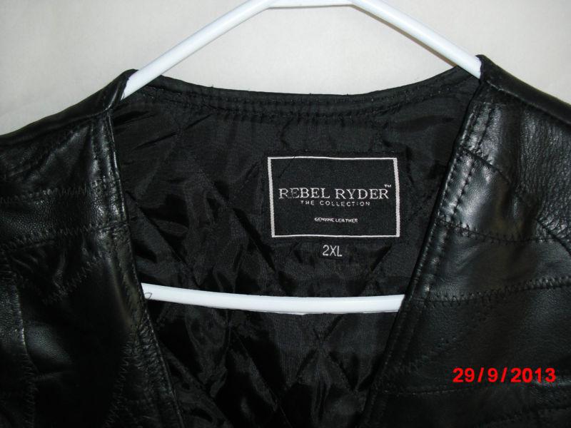 Buy Vintage 80' Rebel Ryder The Collection Women's leather patchwork ...