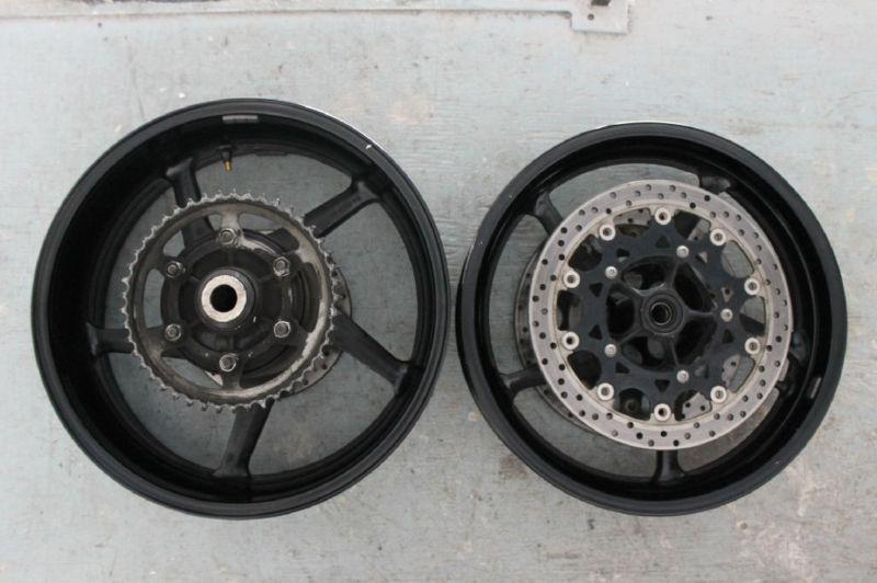 Buy Yamaha r1 OEM front rear rims wheels rotors complete 2007 2008 07 ...