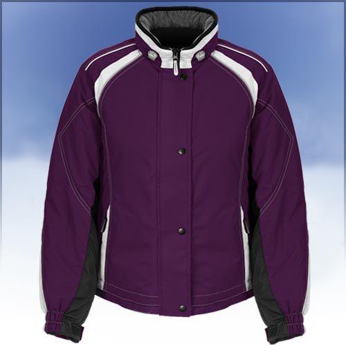 Buy Choko Womens Plum Powder Snowmobile Jacket Coat S M L XL Purple ...