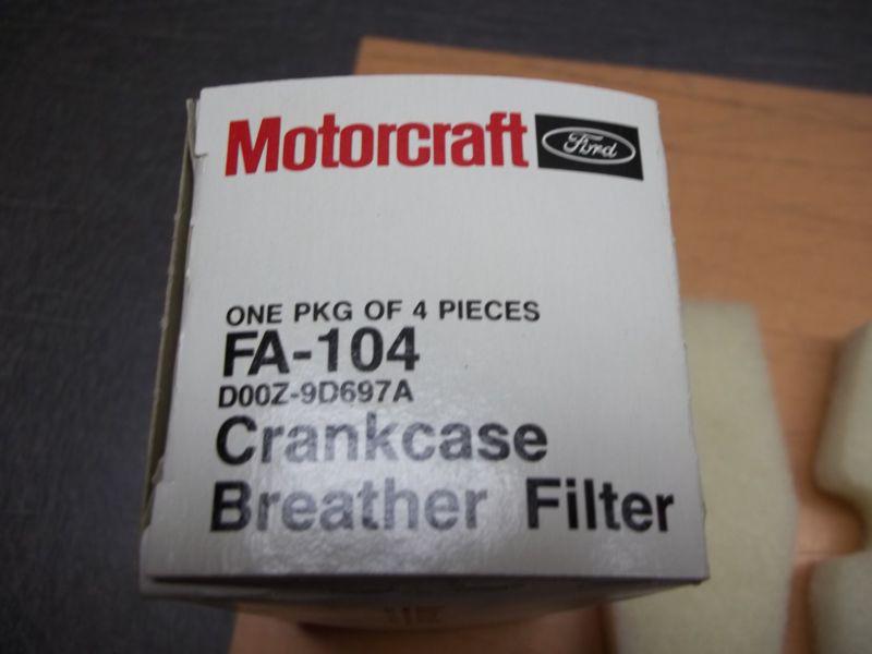 Buy New Ford D00Z-9D697A / Motorcraft FA-104 Crankcase Breather Filter ...