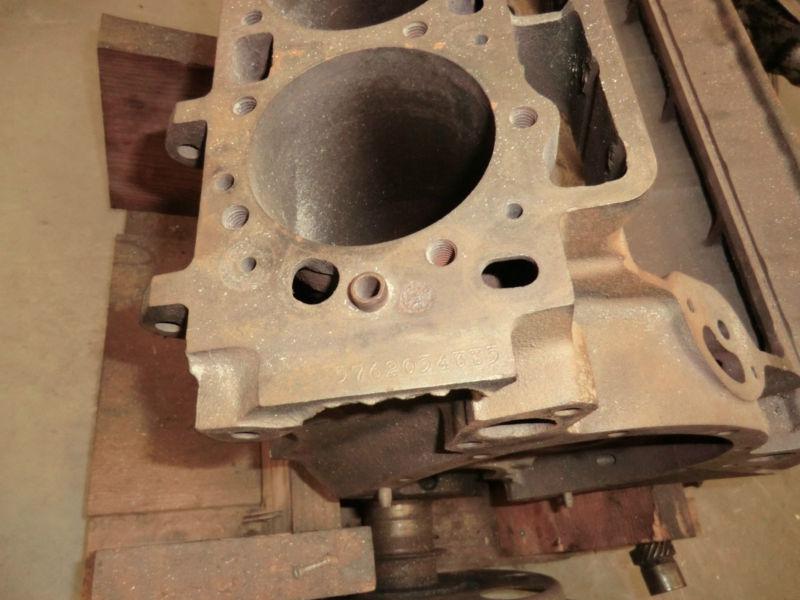 Find 1957 CADILLAC ENGINE BLOCK W/ CRANK AND CAM SHAFT sn 57 70K54750 ...