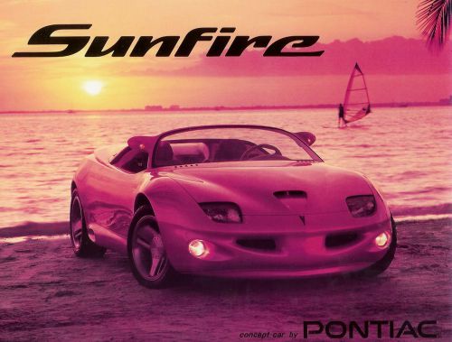 Find PONTIAC SUNFIRE CONCEPT CAR BROCHURE RARE! in Waynesboro, Virginia ...