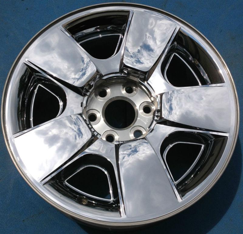 Find SUBURBAN SILVERADO AVALANCHE TAHOE 1500 PICKUP 20" FACTORY WHEEL RIM CHROME NICE in Walled ...