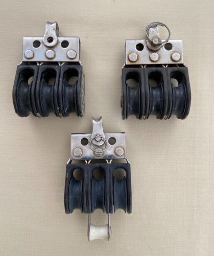 Find 3 Harken Triple Bullet Block Sailing Hardware Sailboat Rigging in ...