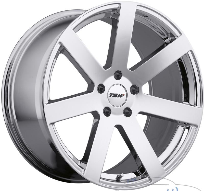 Find 1 - 17x8 TSW Bardo 5x114.3 5x4.5 +40mm Chrome Rim Wheel Inch 17 ...