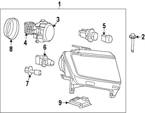 Find JEEP L0000H11 GENUINE OEM FACTORY ORIGINAL HEADLAMP BULB in ...