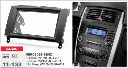 Sell CARAV 11-133 2-Din Car Radio Fascia Dash Kit Frame MERCEDES A W169 - B W245 VITO in ...