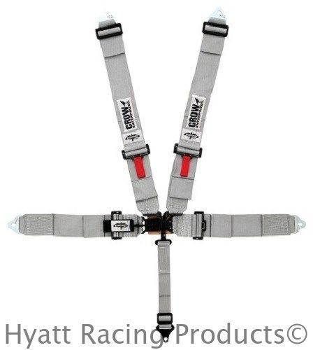 Sell Crow Black Bird 50" Latch & Link 5-Point Auto Racing Safety Belts ...