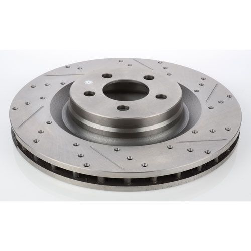 Sell JEGS Performance Products 632211 HP Drilled & Slotted Brake Rotor ...