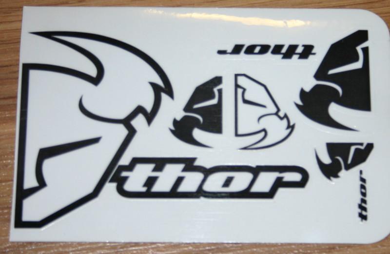 Sell 2 THOR STICKER CARDS MOTORCYCLE MOTOCROSS FREE SHIPPING 9 DECALS ...