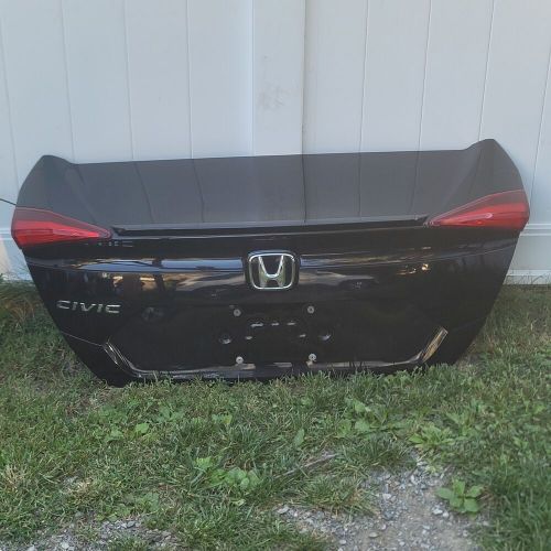 Sell 16 17 18 19 20 21 HONDA CIVIC Trunk/decklid/hatch/tailgate black ...
