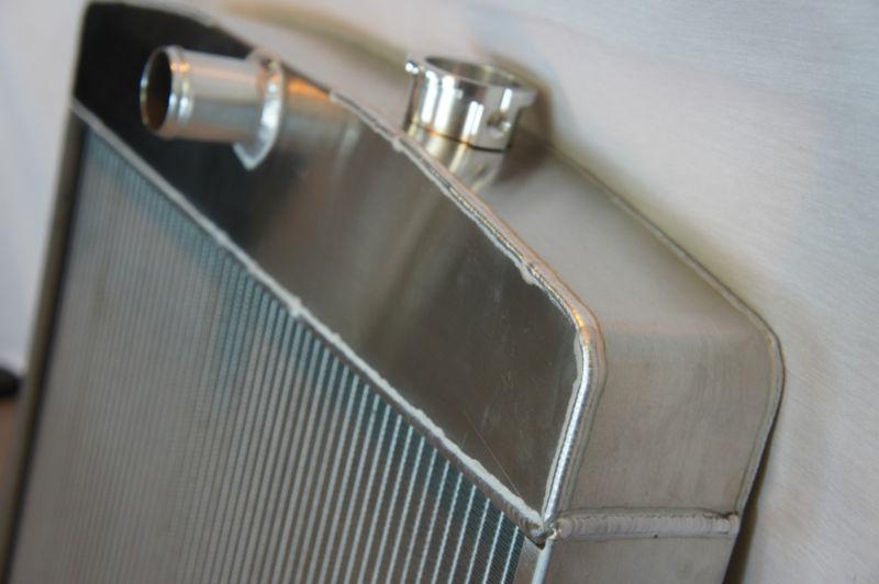 Sell DUBZ 55,56,57 Chevy Radiator w TOC/ THIS WILL BE MACHINED POLISHED ...