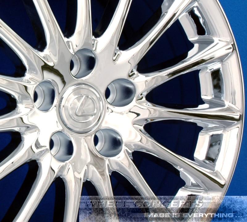 Sell LEXUS IS350 ISP 18 INCH CHROME WHEEL EXCHANGE 18" STAGGERED RIMS ...