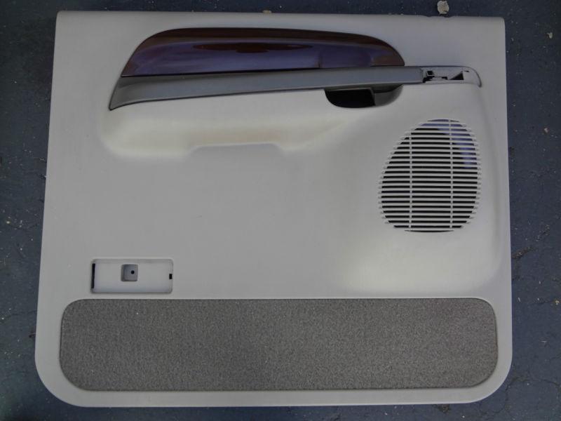 Sell 2000-2005 FORD EXCURSION FRONT & REAR DOOR PANELS TAN WITH WOOD ...