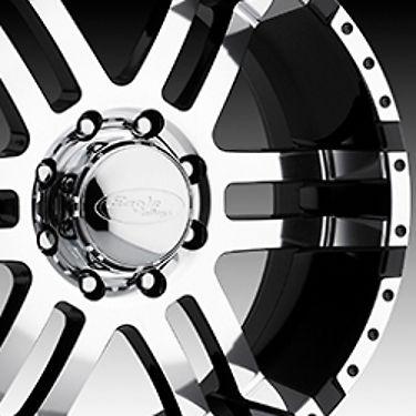 Purchase 17" AMERICAN EAGLE WHEELS SUPER FINISH BLACK CHEVY GMC DURAMAX ...