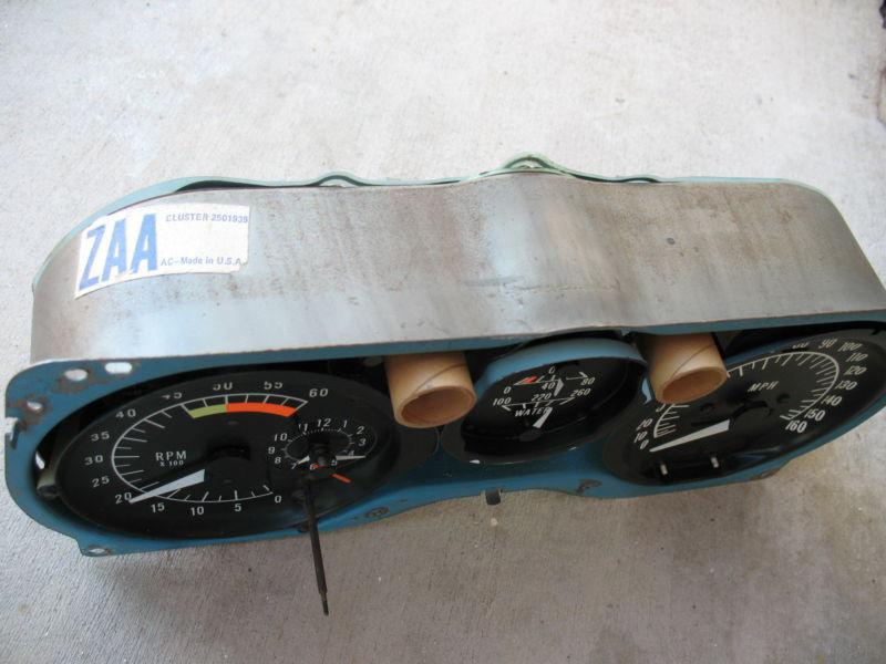 Purchase 1970-81 Trans Am Firebird 160 mph speedometer gauges cluster ...