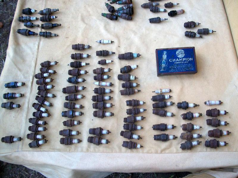 Purchase Vintage Spark Plug Collection, More Than 130 Plugs, an Ignitor ...