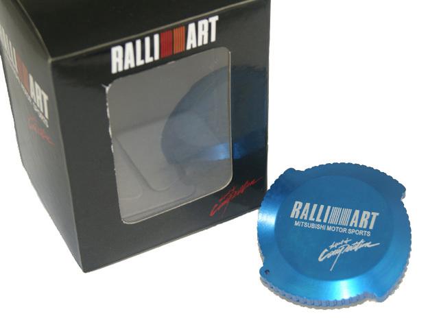 Purchase RALLIART Engine Oil Fuel Filler Tank Cap Cover Blue For ...