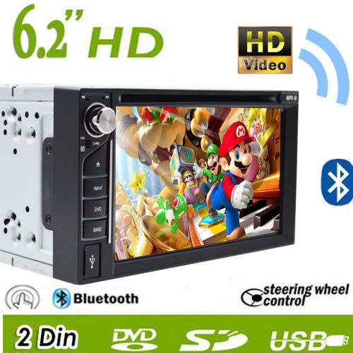 Purchase 2 DIN HD indash Car DVD Player GPS Radio Stereo Bluetooth CD ...