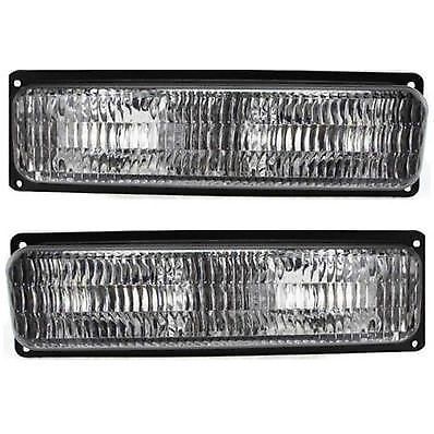 Purchase New Set of 2 Parking Lights Corner Side Marker Park Lamps Left ...