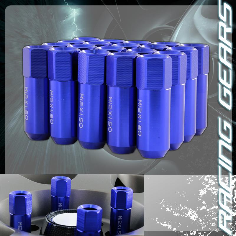 Purchase Anodized Blue M12x 1.5mm Wheel Rim Pitch Thread Extended Open ...