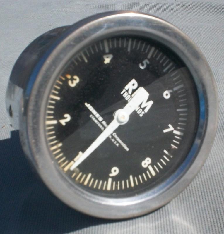 Purchase OLD Jones Motorola Chrome Mechanical Tachometer Rat Rod Gasser ...