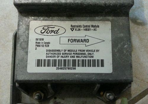 Purchase 99 00 01 FORD F150 F-150 AIRBAGS AIR BAGS MODULE DRIVER ...
