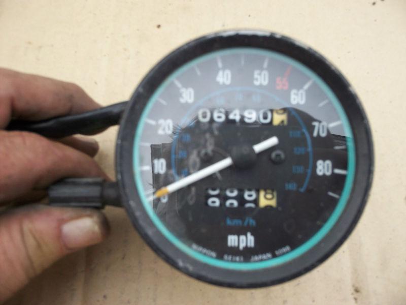 Purchase ? KAWASAKI ? SPEEDOMETER TO 85 MPH NIPPON SEIKI JAPAN SPEEDO ...