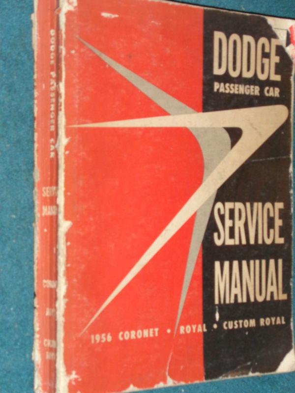 Purchase 1956 DODGE SHOP MANUAL / SHOP BOOK / ORIGINAL SERVICE BOOK ...