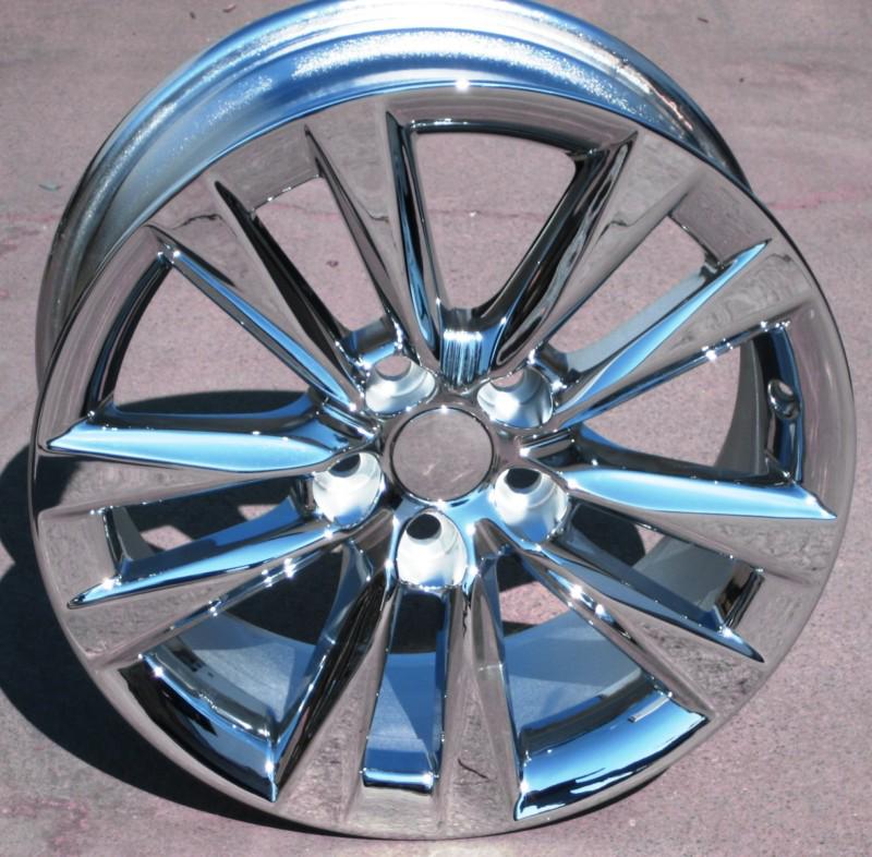 Purchase SET OF 4 NEW 2013 18" FACTORY LEXUS LS460 LS600HL CHROME OEM ...