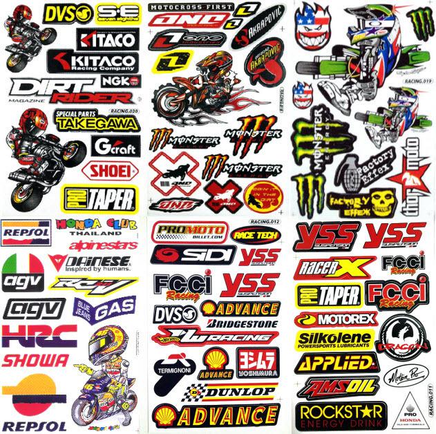 Purchase 6 ATV BIKE MOTO-GP TRUCK AUTOMOTIVE BOARD MOTOCYCLE BMX CAR ...