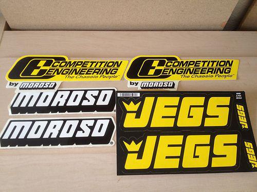 Find Two Each Competition Engineering And Moroso Racing Fender Decal ...