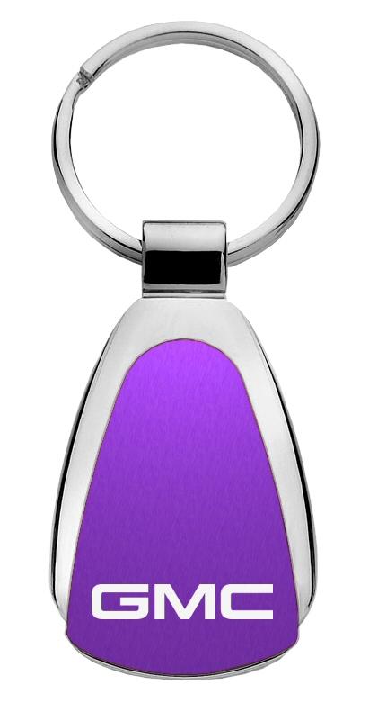 Purchase GMC Purple Tear Drop Metal Keychain Car Key Ring Tag Key Fob ...