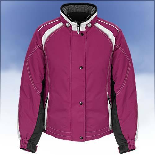 Purchase Choko Womens Berry & White Powder Snowmobile Coat Jacket S M L ...