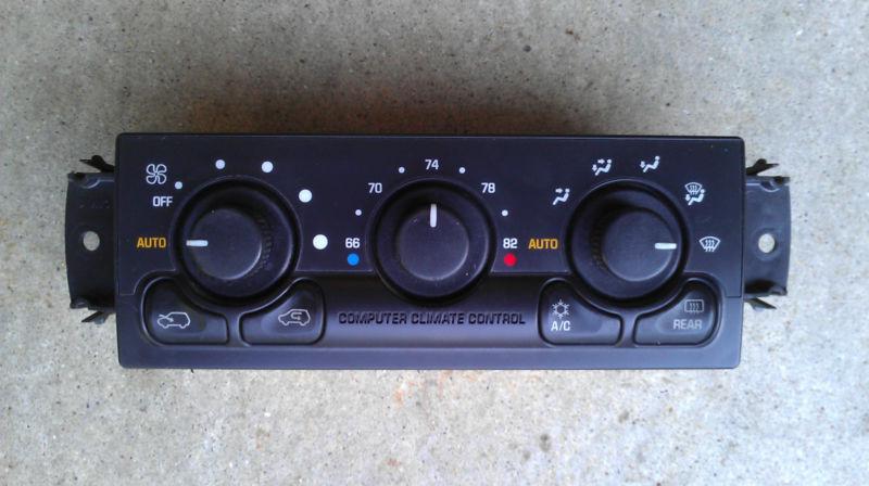 Buy 98-02 Bravada Computer Climate Control Unit Heater AC in Michigan ...