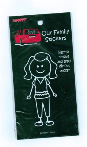 Buy Lot of 5 Lovett Our Family Car Window Decal Vinyl Sticker, Mom, Dad ...