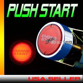 Buy PUSH BUTTON ENGINE START UNIVERSAL 12V Switch Kit, Engine Ignition ...