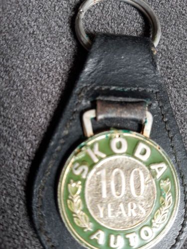 Buy Genuine Skoda Auto 100 Years Leather Keyring in Lightwater, United ...
