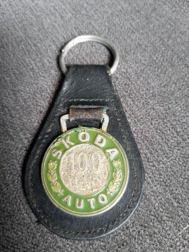 Buy Genuine Skoda Auto 100 Years Leather Keyring in Lightwater, United ...