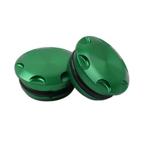 Buy Motorcycle Frame Hole Cover Cap Plug Green For Kawasaki Ninja 400 ...