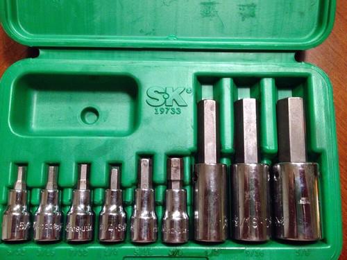 Buy 9 Piece Hex Bit Set SAE SK Tools 19733 in Palm Coast, Florida, US ...