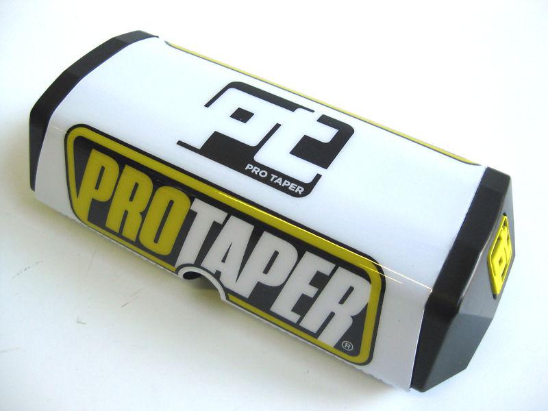 Buy Pro Taper ProTaper White Black 2.0 Fat Bar Pad Black MX Grips Grip ...