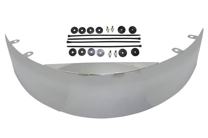 Find Chrome 5" Wide Universal Fan Shroud W/ Mounting Kit Hot Rod Rat ...