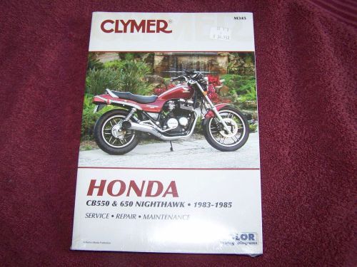 Find Honda CB550 & 650 Nighthawk Service Manual 1983-1985 NEW Clymer ...