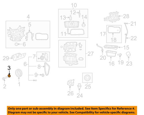 Sell GM OEM Engine-Vibration Damper Bolt 11547372 in Mount Kisco, New ...