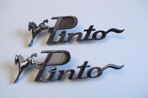 Find Vintage Ford Pinto Metal Emblem with Metal Stud Attachments in ...