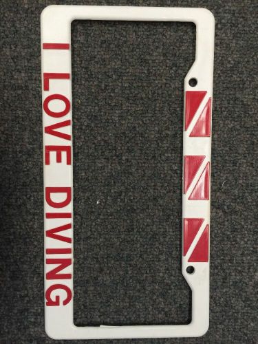 Find I Love Diving Scuba Diver License Plate Frame New in New Haven ...