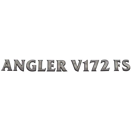 Find G3 Boat Model Decal Sticker 73405087 | Angler V172 FS Silver Black ...
