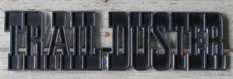 Find NOS 1974 1975 1976 Plymouth Trail Duster Fender emblem OEM Mopar ...